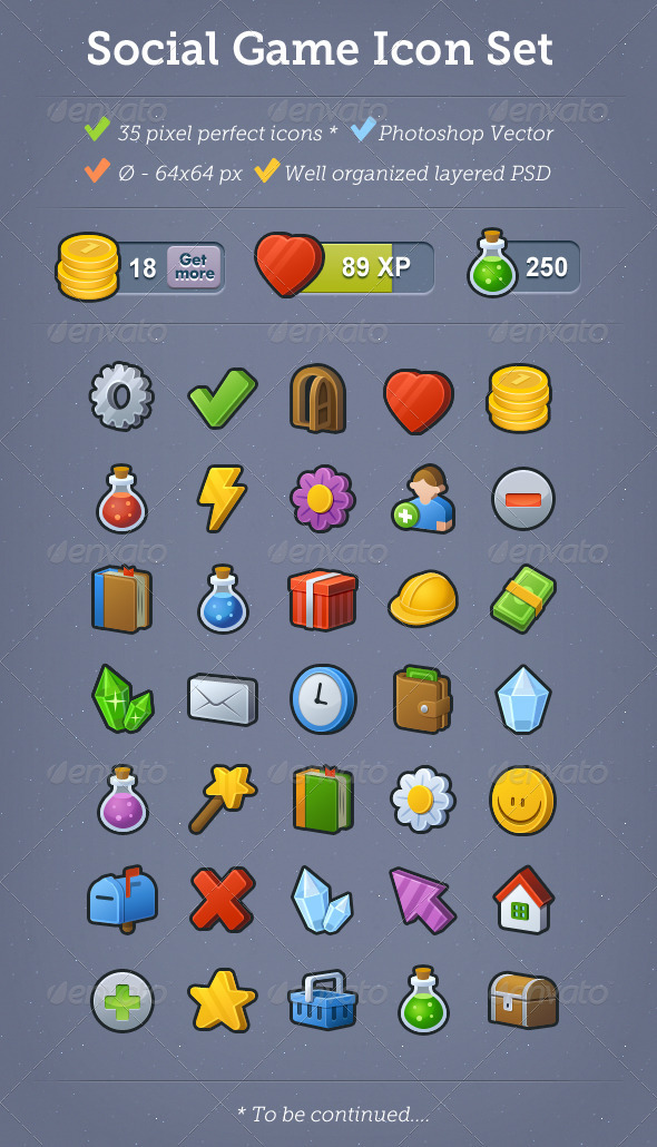 35 Social Game Icons by stre_kaza | GraphicRiver