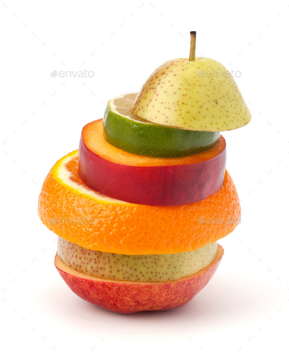 Mixed fruit slices Stock Photo by natika | PhotoDune