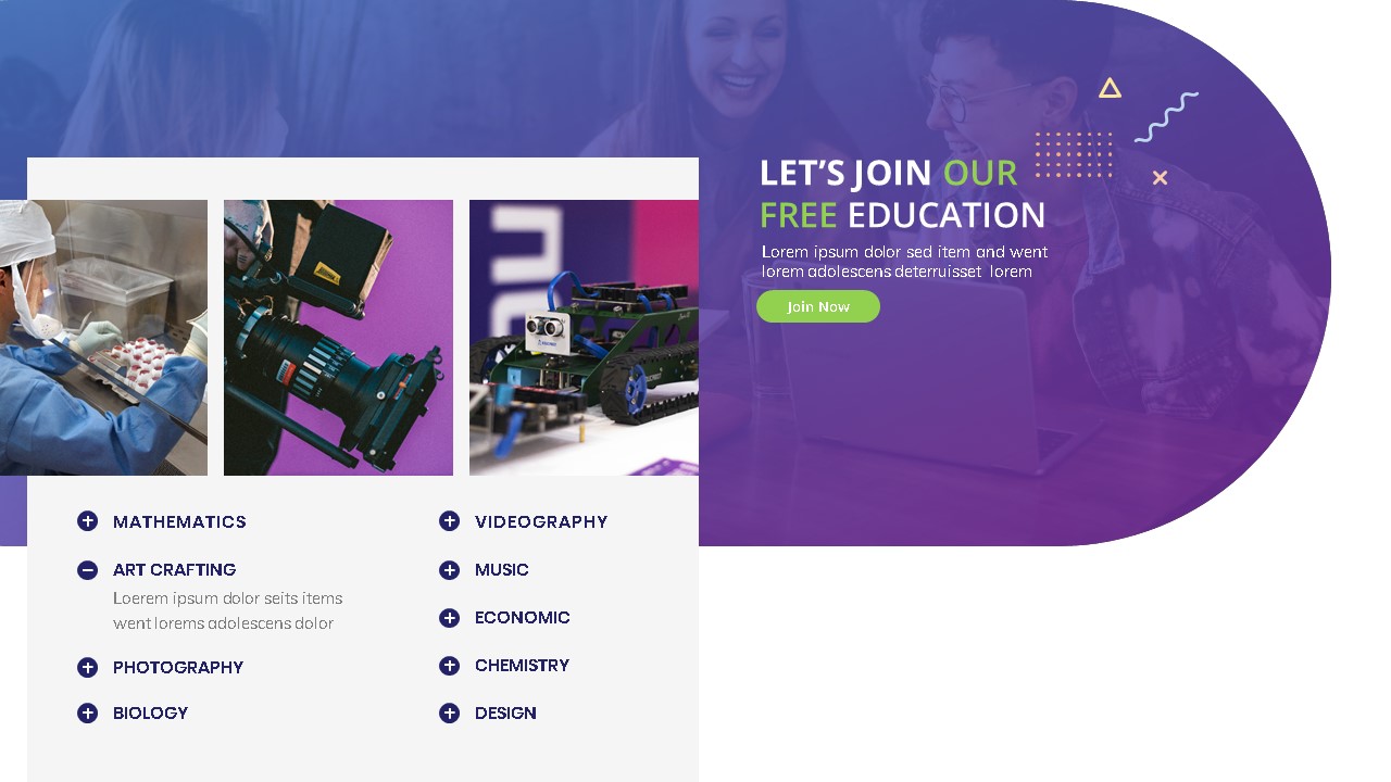 University - Education College Keynote Template, Presentation Templates