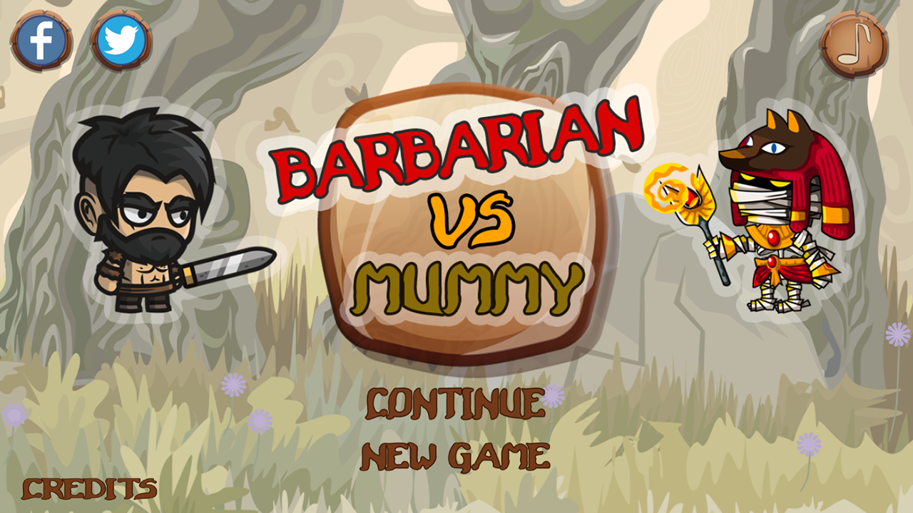 Barbarian VS Mummy HTML5 Game - Construct 3 Source-code by jmneto | CodeCanyon