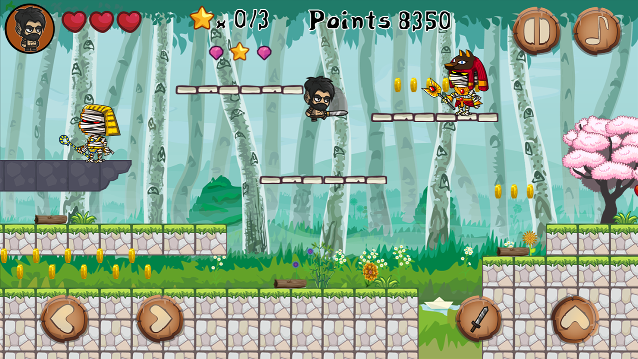 Barbarian VS Mummy HTML5 Game - Construct 3 Source-code by jmneto | CodeCanyon