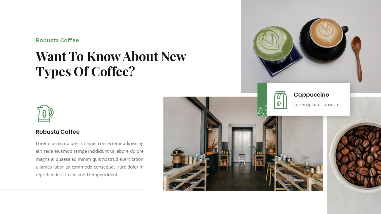 Robusta – Cafe & Coffee Shop Keynote Presentation Template ...