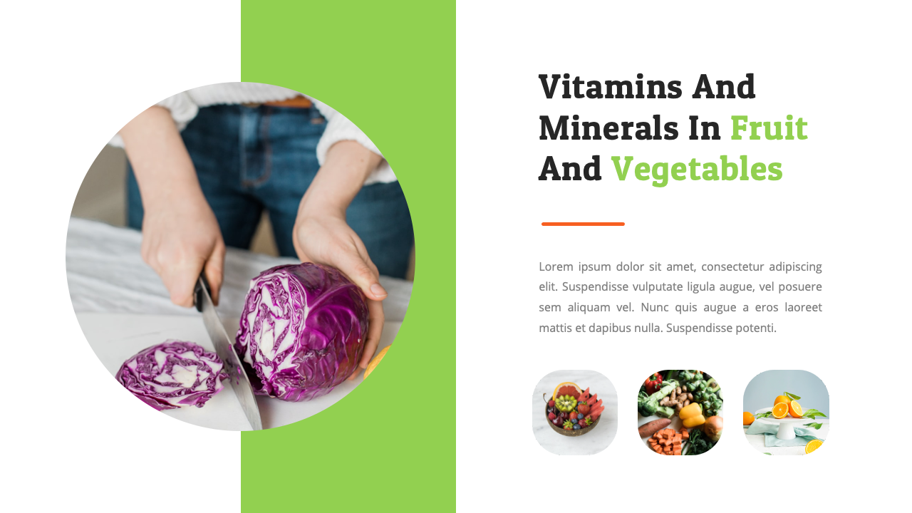 Organic - Fruit & Vegetable PowerPoint Presentation Templates ...