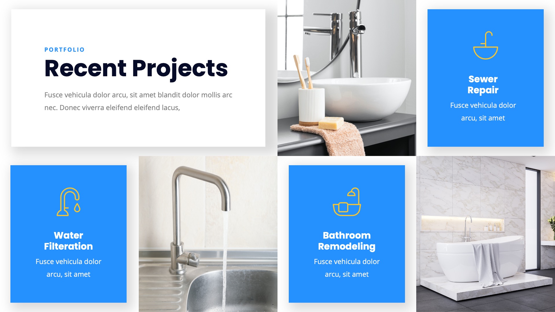 Plumbrio - Plumbing & Services Powerpoint Template, Presentation Templates