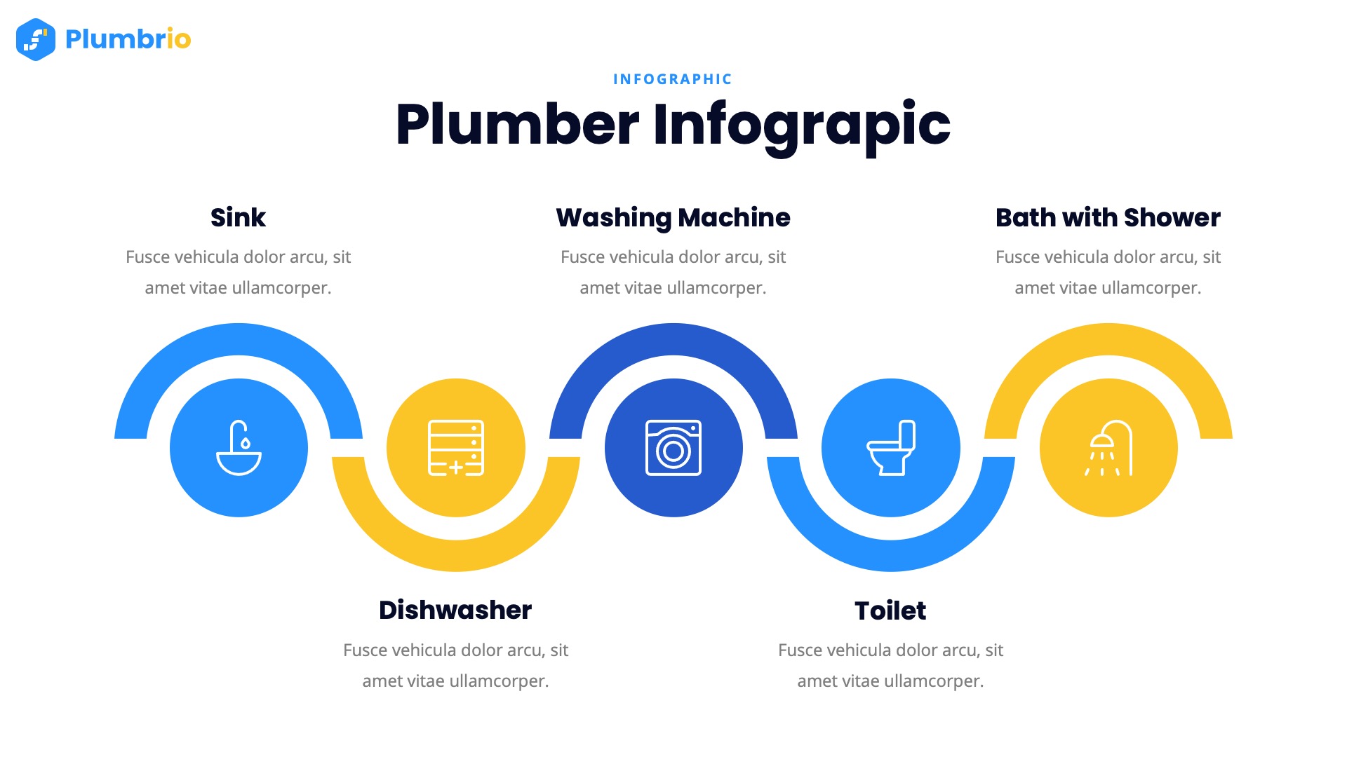 Plumbrio - Plumbing & Services Powerpoint Template, Presentation Templates