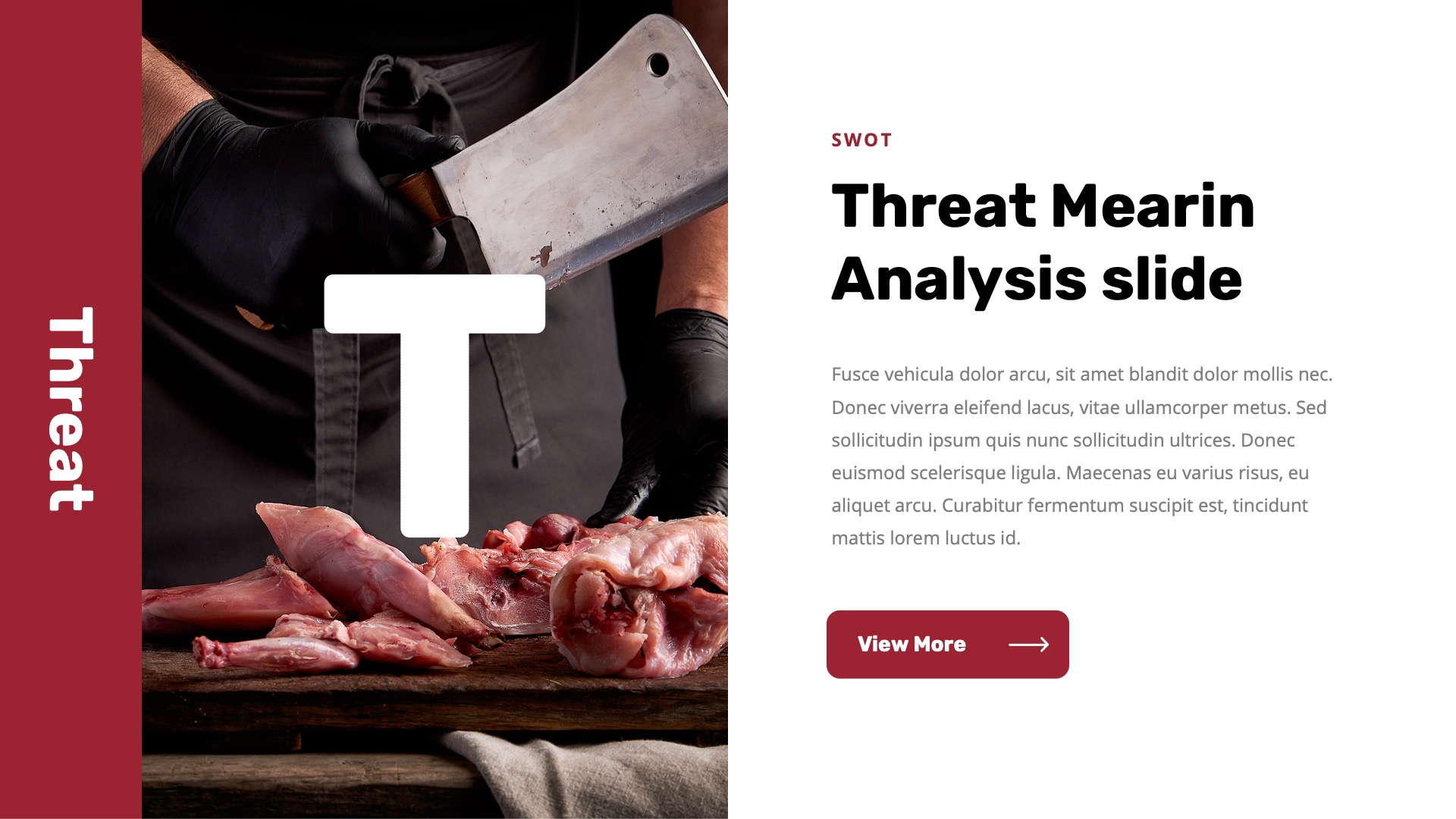 MEARIN - Butcher & Meat Farm Powerpoint Template, Presentation Templates