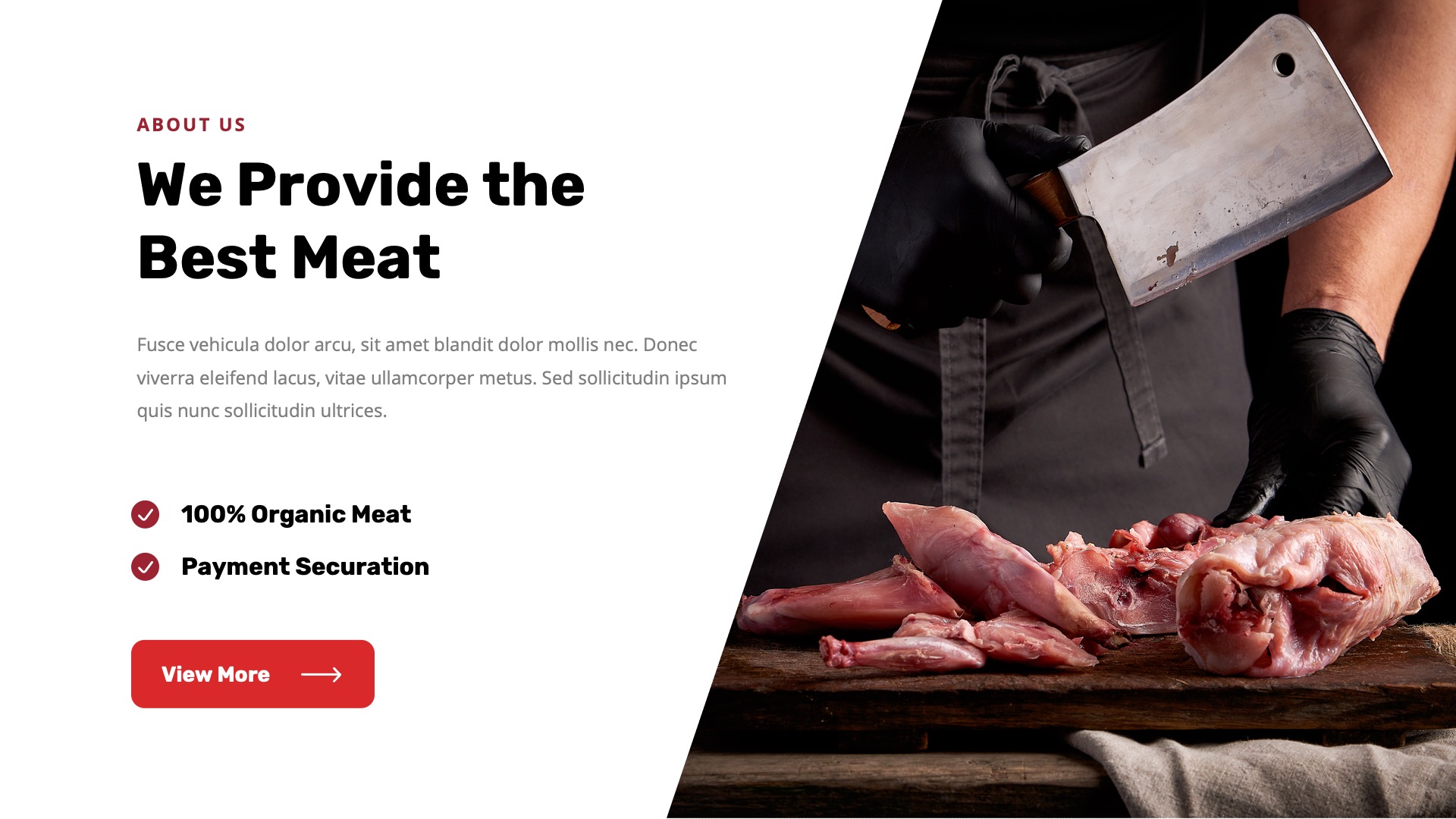 MEARIN - Butcher & Meat Farm Powerpoint Template, Presentation Templates