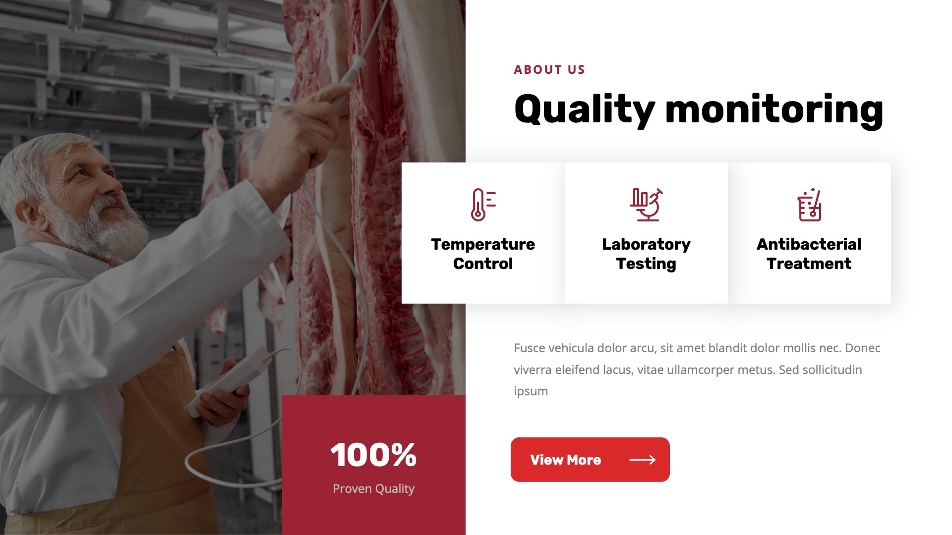 MEARIN - Butcher & Meat Farm Powerpoint Template, Presentation Templates