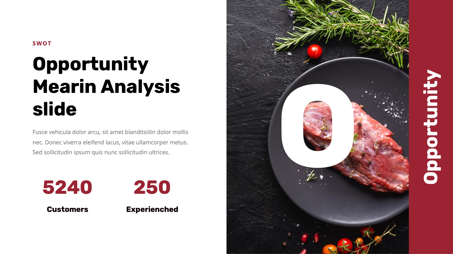 MEARIN - Butcher & Meat Farm Google Slides Template, Presentation Templates