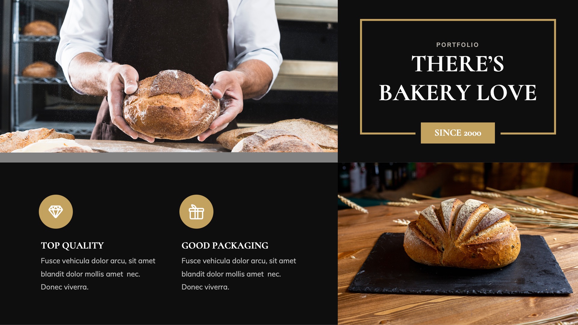 ROOTI - Bakery & Pastry Powerpoint Template, Presentation Templates
