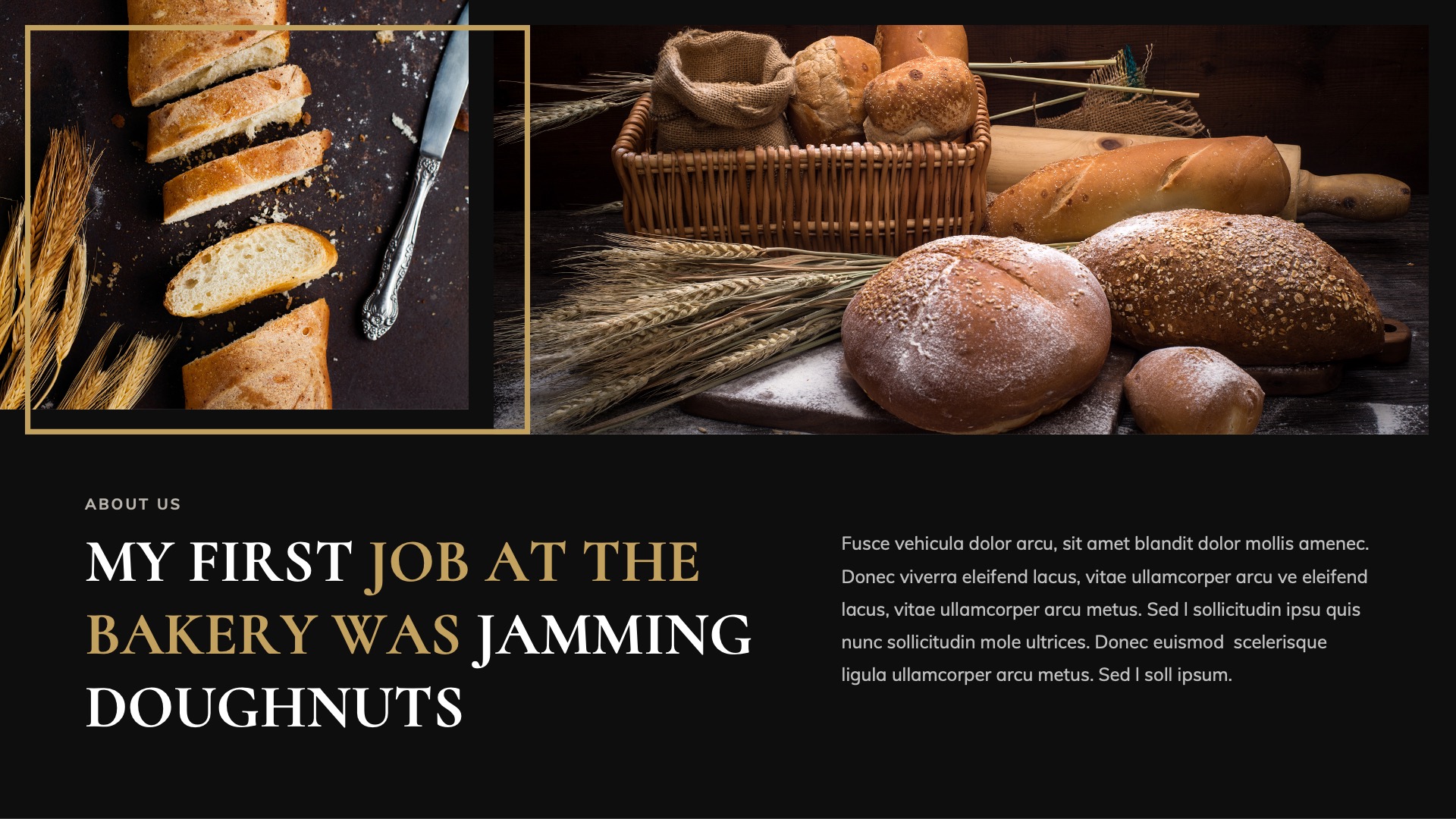 ROOTI - Bakery & Pastry Powerpoint Template, Presentation Templates