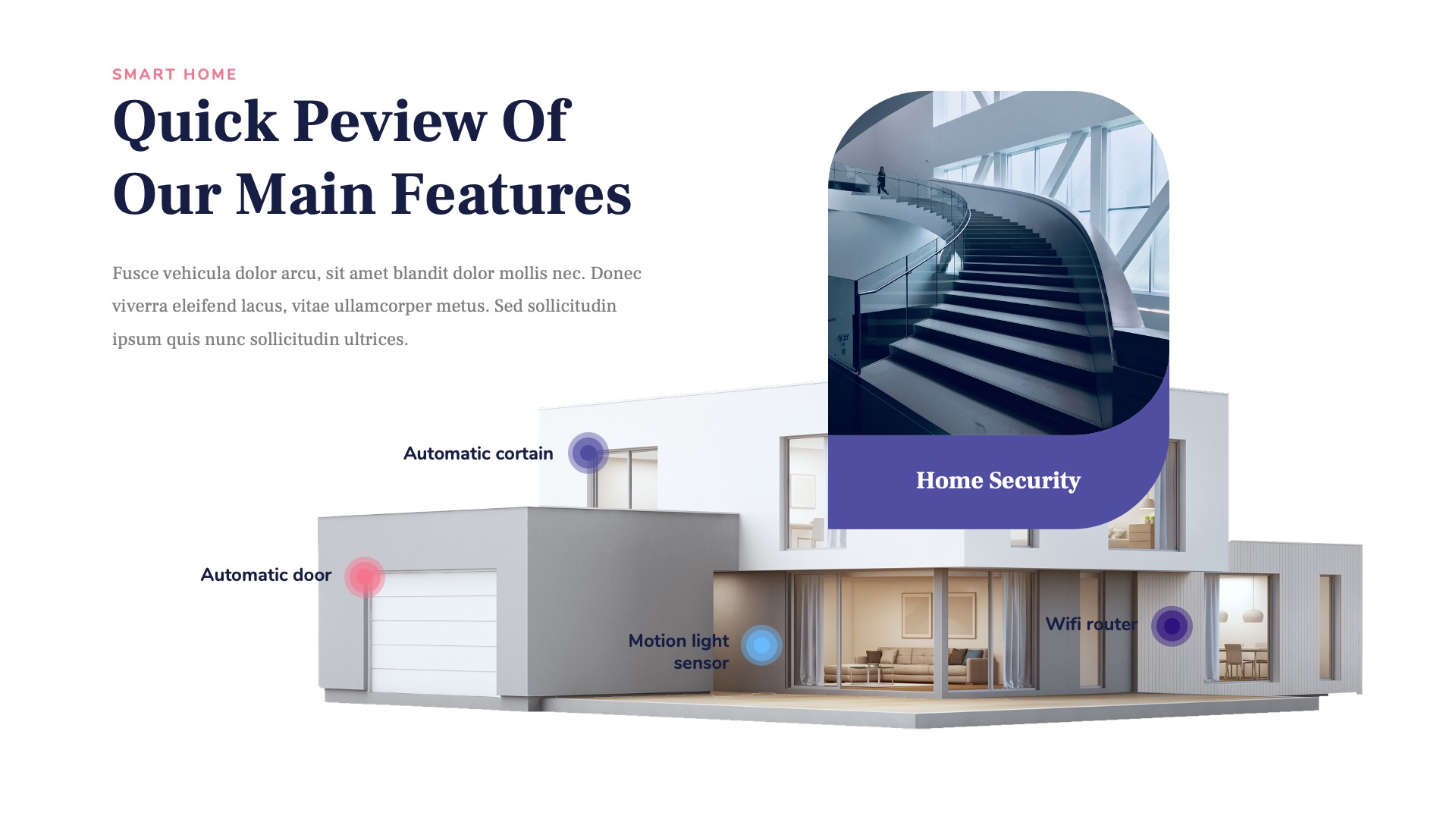 Smartio - Smart Home Automation Powerpoint Template, Presentation Templates