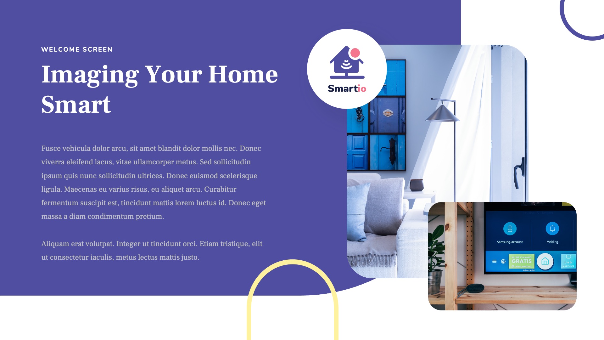 Smartio - Smart Home Automation Powerpoint Template, Presentation Templates