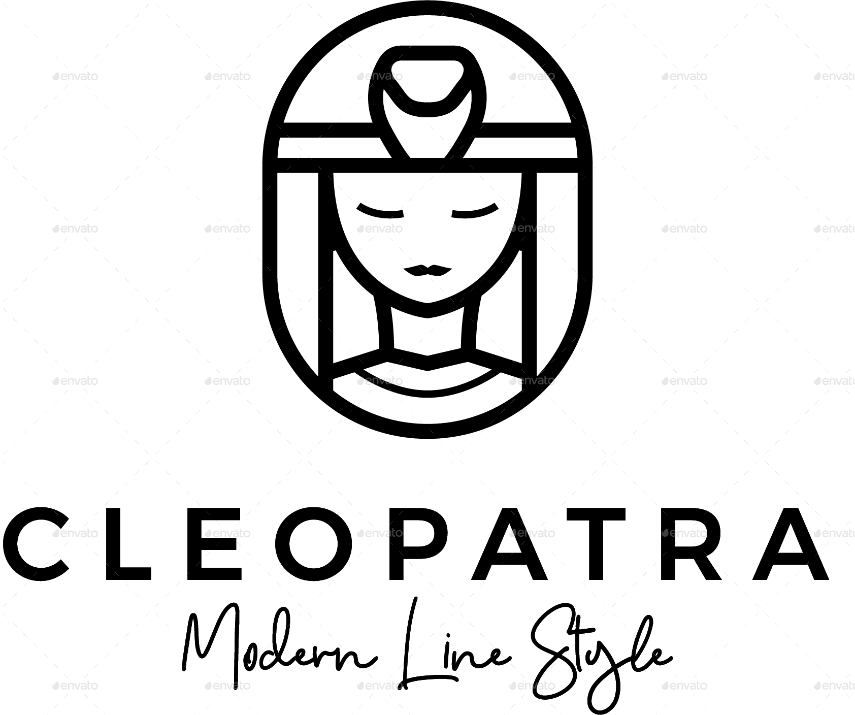 Cleopatra Logo, Logo Templates | GraphicRiver