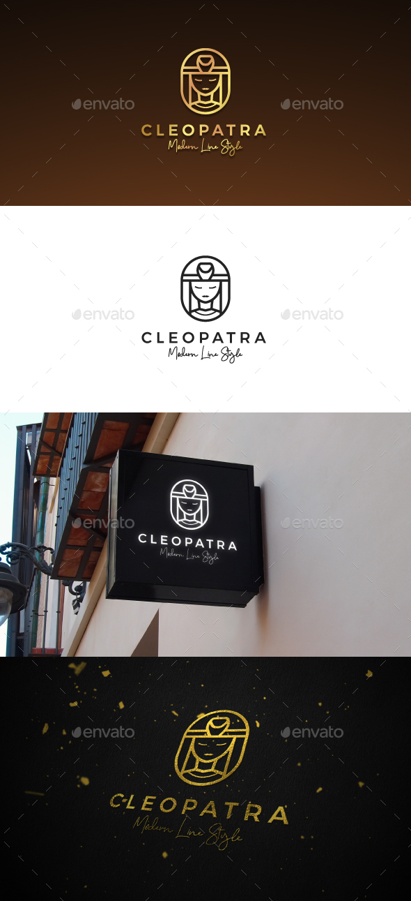 Cleopatra Logo, Logo Templates | GraphicRiver