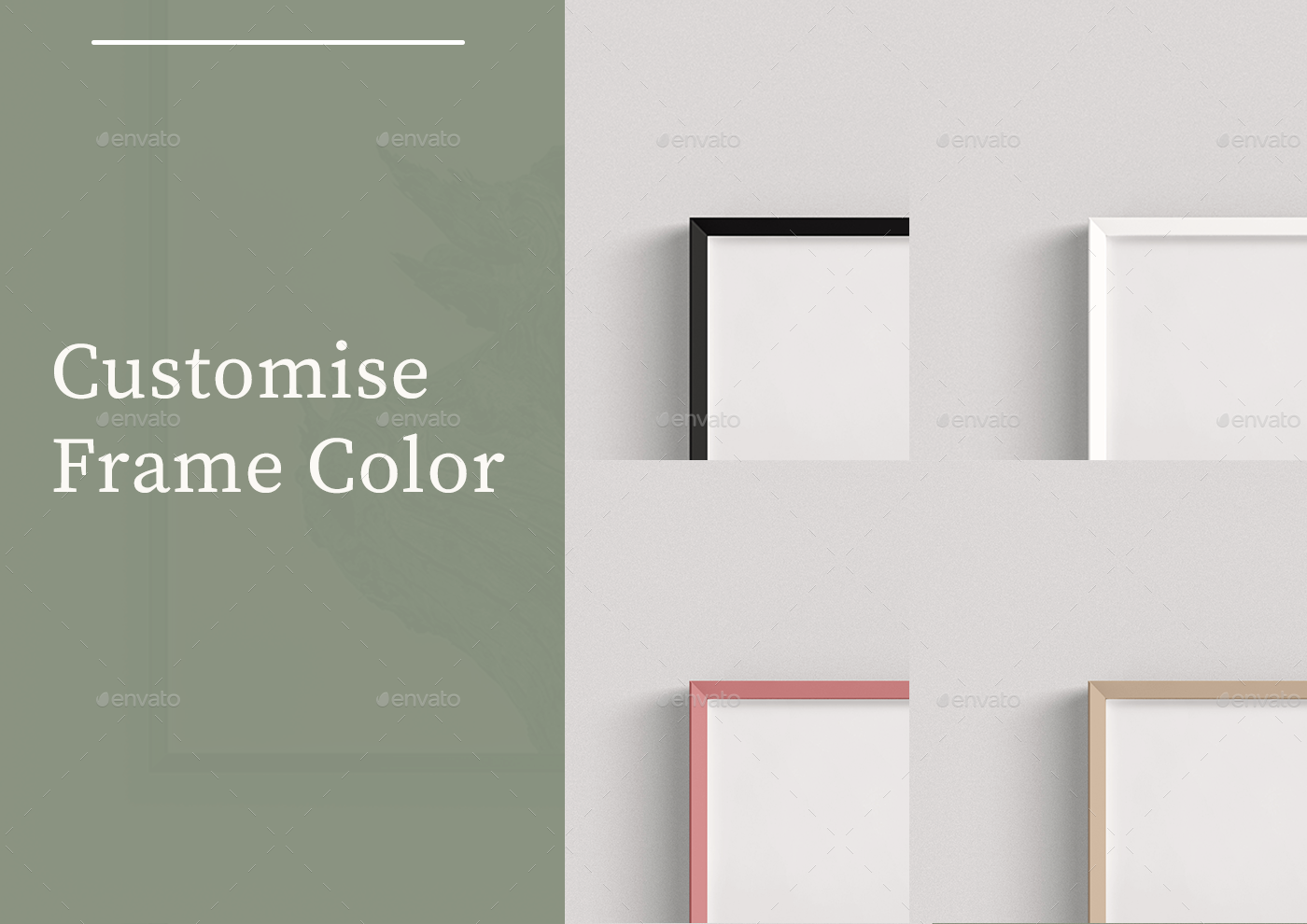 Portrait Photo Frame Mockup set, Graphics | GraphicRiver