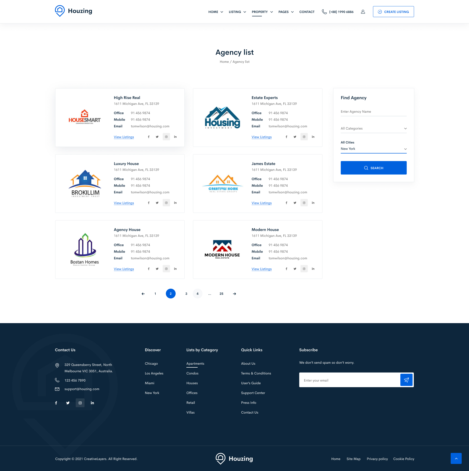 Houzing - Real Estate Figma Template by CreativeLayers | ThemeForest