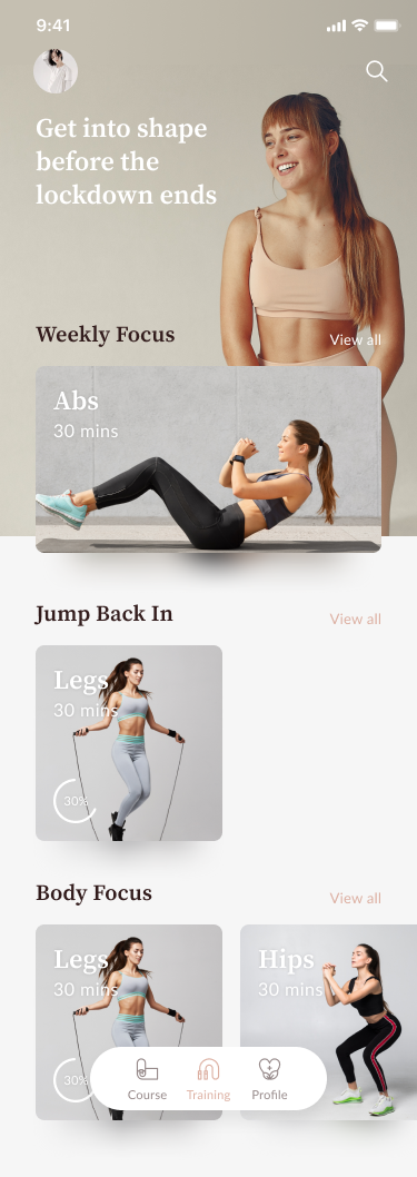 React Native Fitness App Template by matsat | CodeCanyon