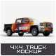Truck 4X4 Mock-Up, Graphics | GraphicRiver