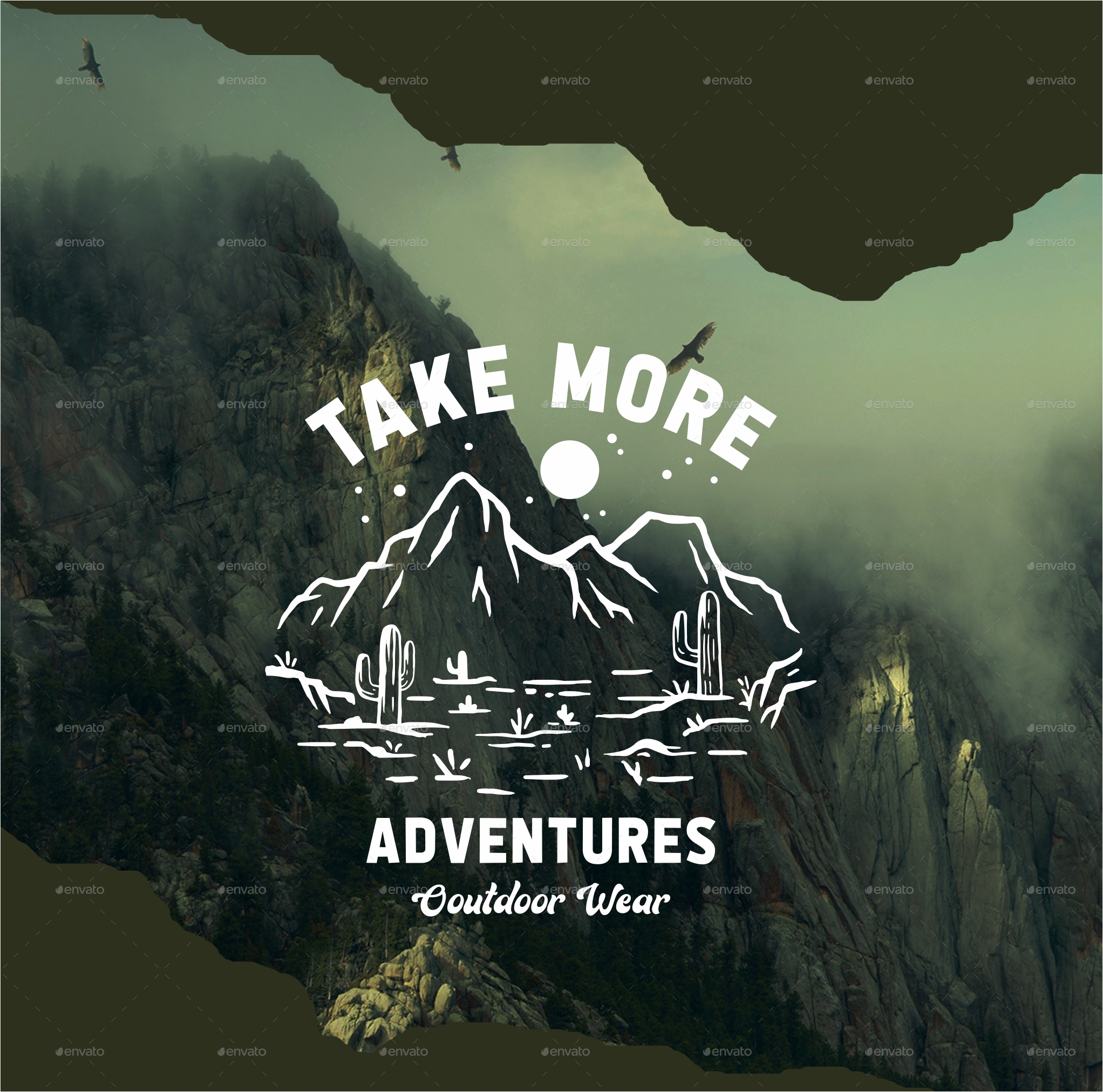 6 Set Of Adventure Hand Drawn Vol.II, Graphics | GraphicRiver