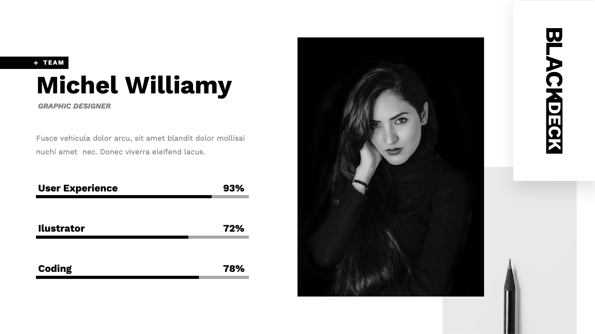 Blackdeck - Black White Minimalism Google Slides Template, Presentation ...
