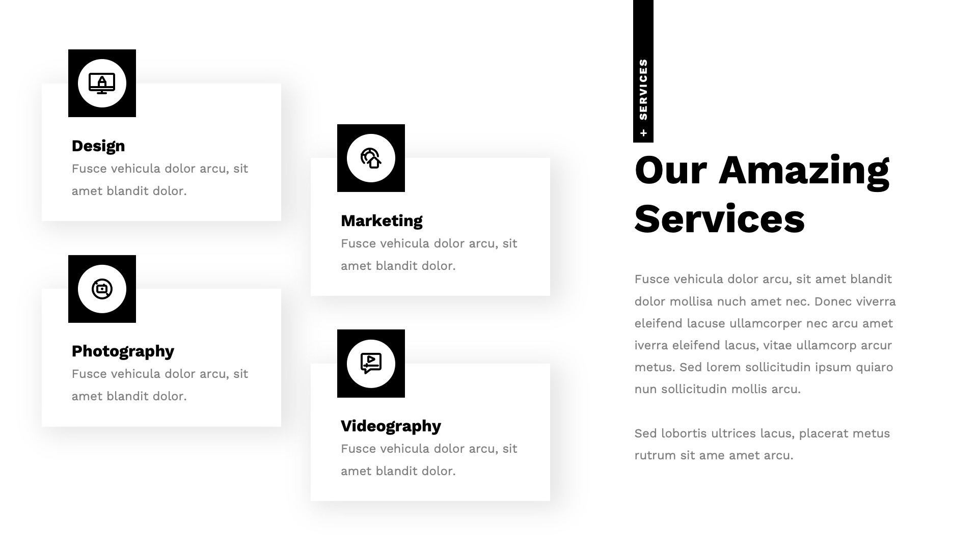 Blackdeck - Black White Minimalism Google Slides Template, Presentation ...