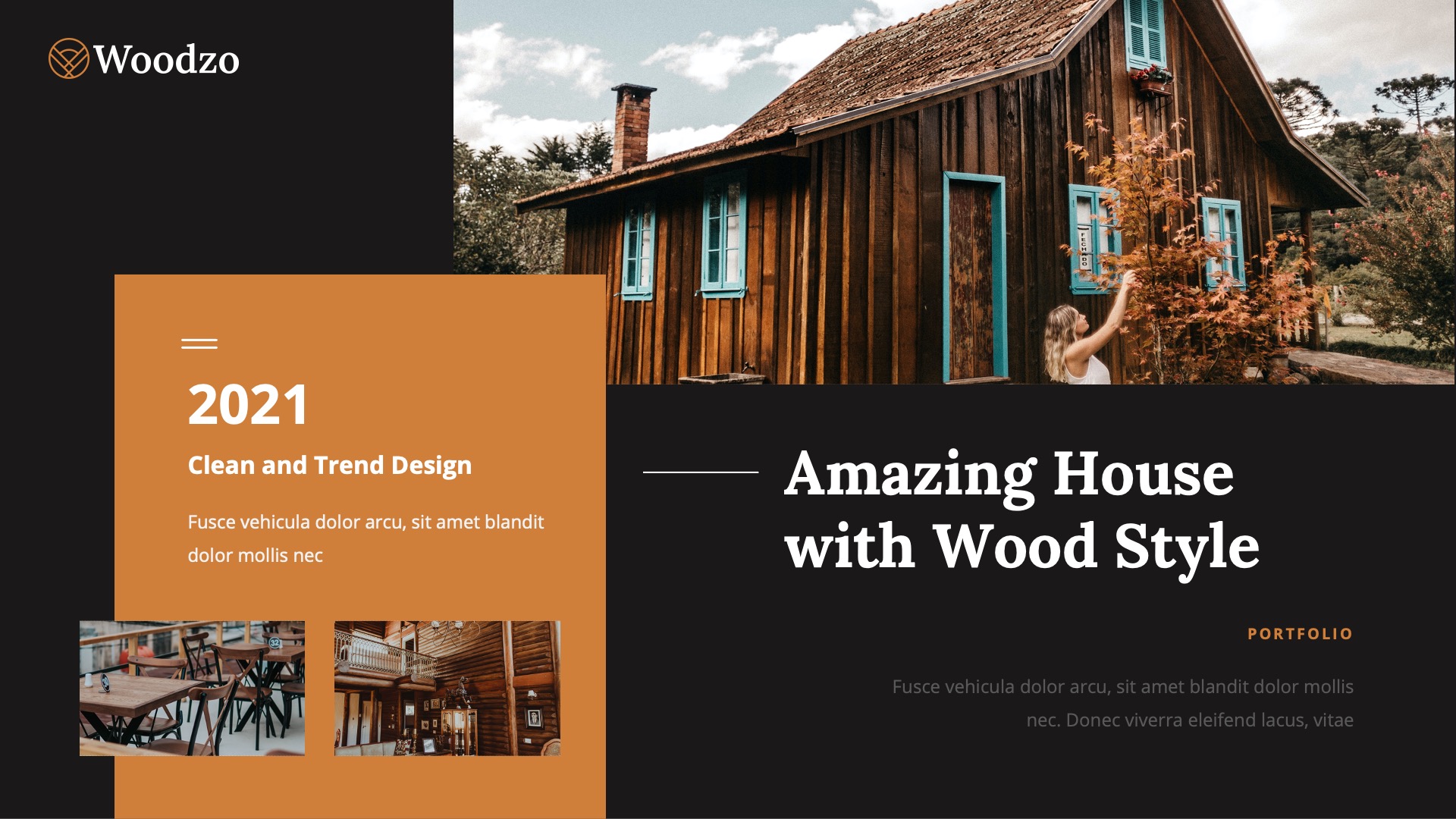 Woodzo - Wooden House Construction & Woodwork Google Slides Template ...