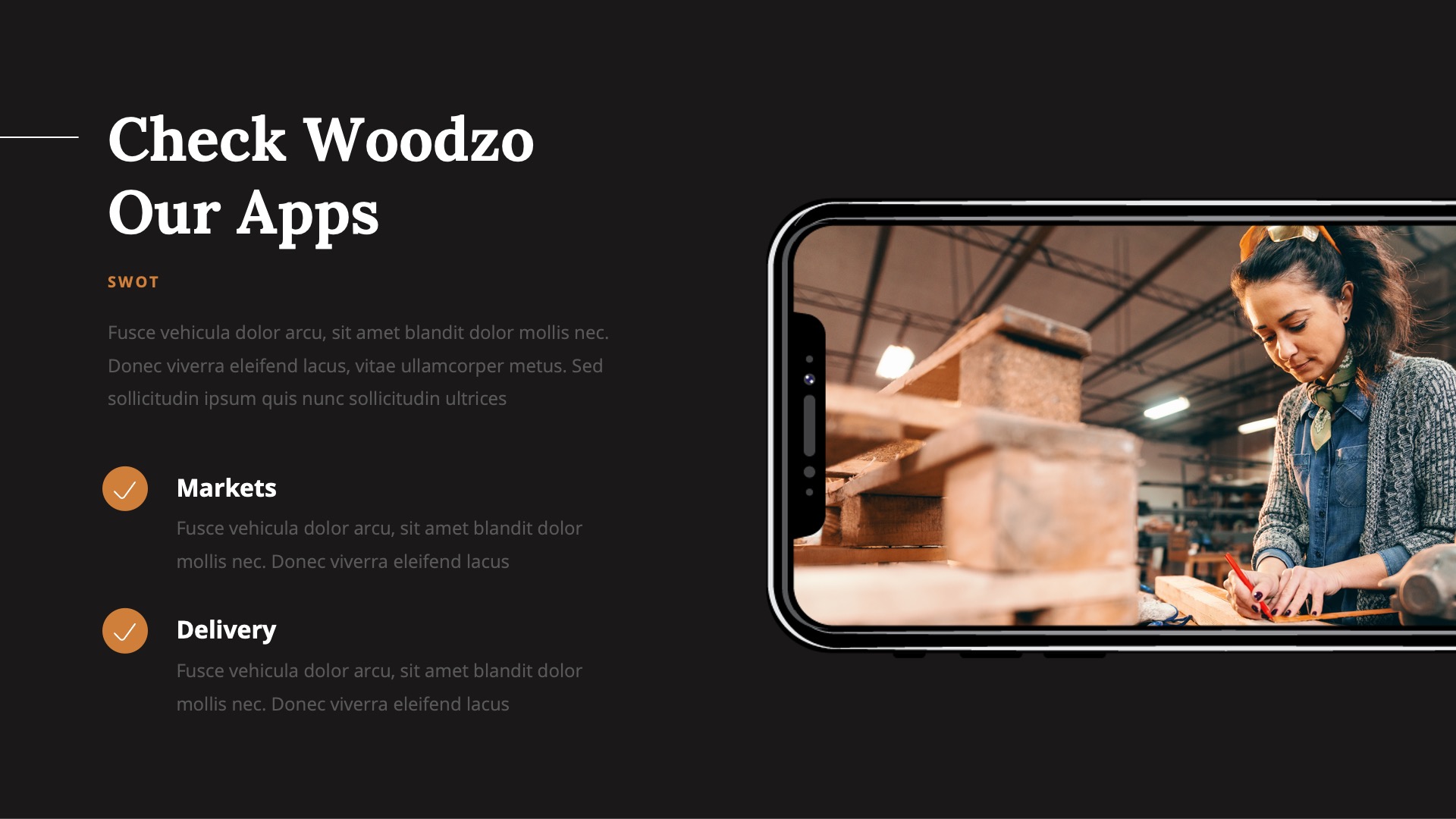 Woodzo - Wooden House Construction & Woodwork Google Slides Template ...