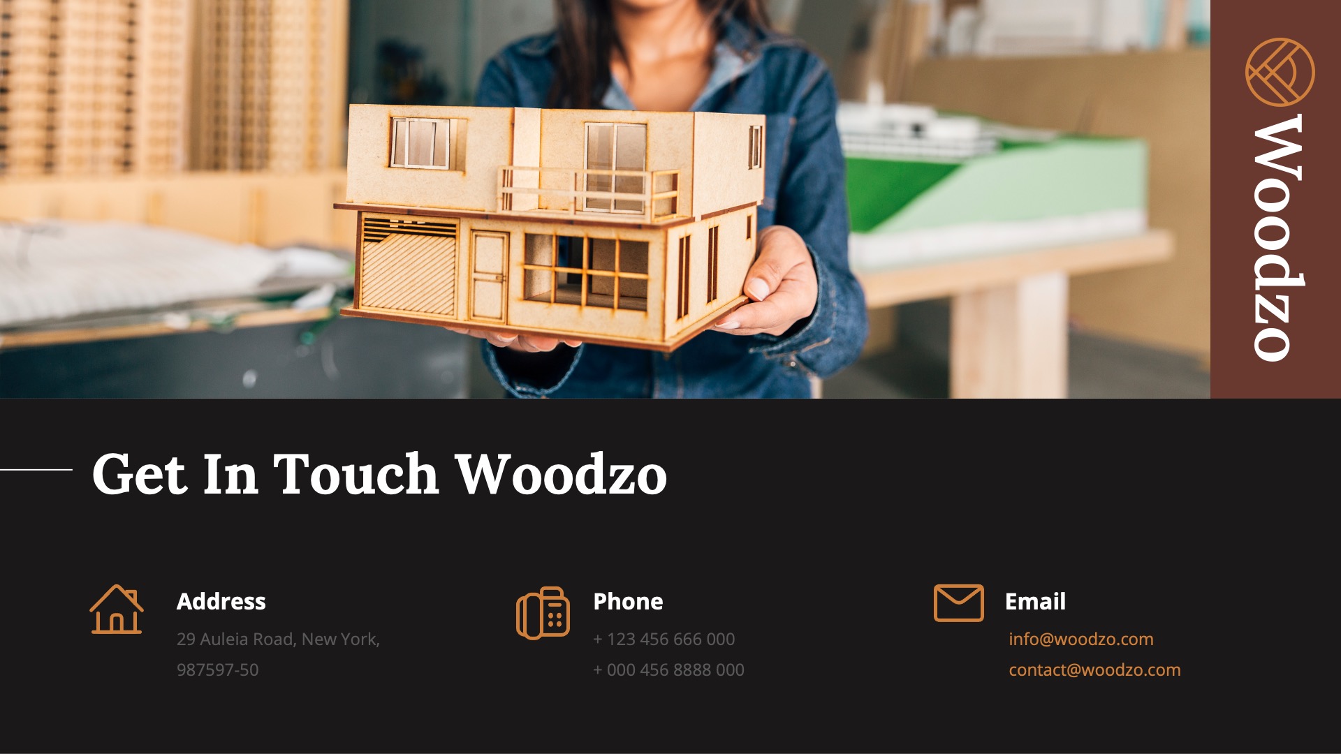Woodzo - Wooden House Construction & Woodwork Google Slides Template ...