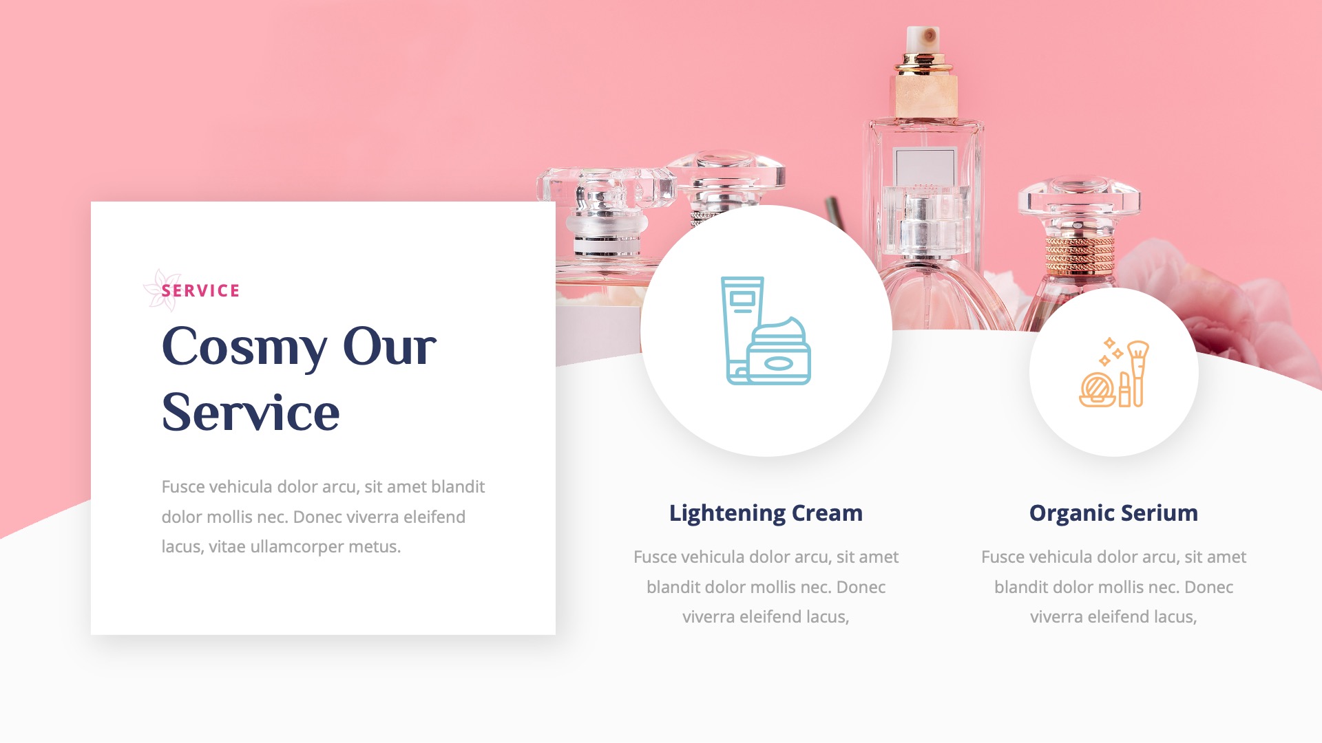 Cosmy - Perfume & Cosmetic Keynote Template, Presentation Templates