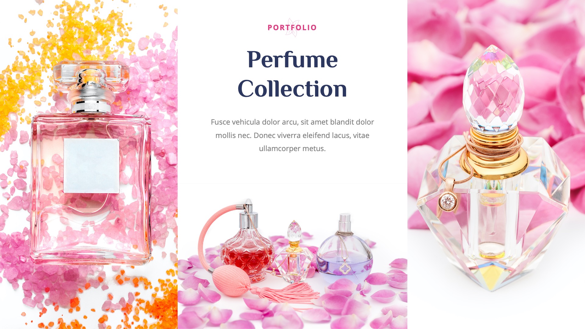 Cosmy - Perfume & Cosmetic Google Slides Template, Presentation Templates