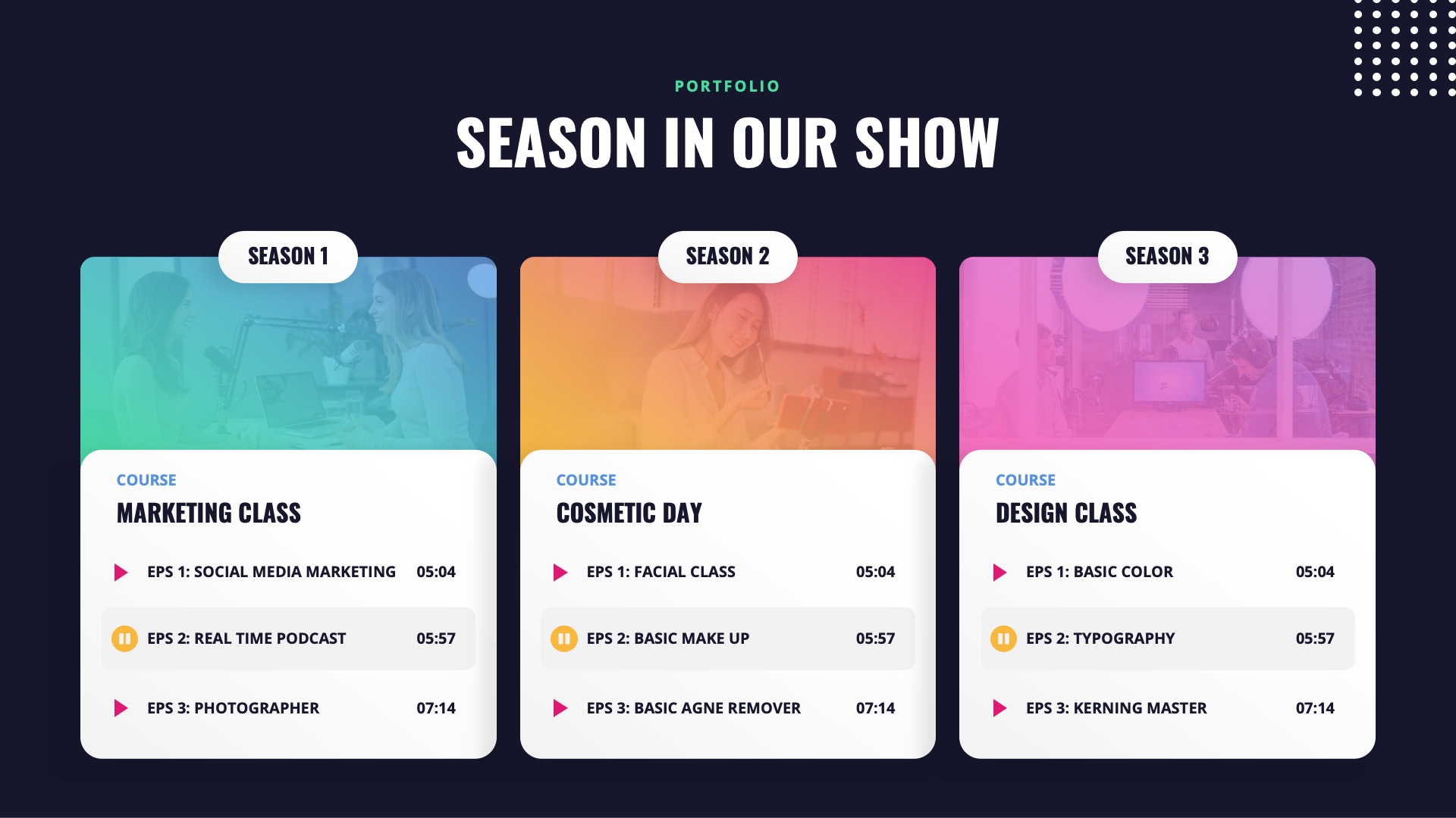 PODZY - Audio Podcast Google Slides Template, Presentation Templates