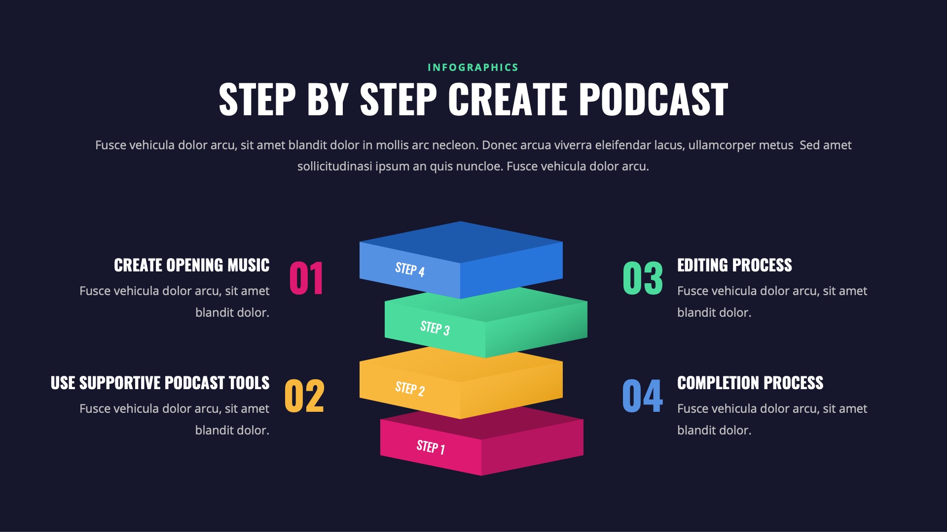 PODZY - Audio Podcast Google Slides Template, Presentation Templates