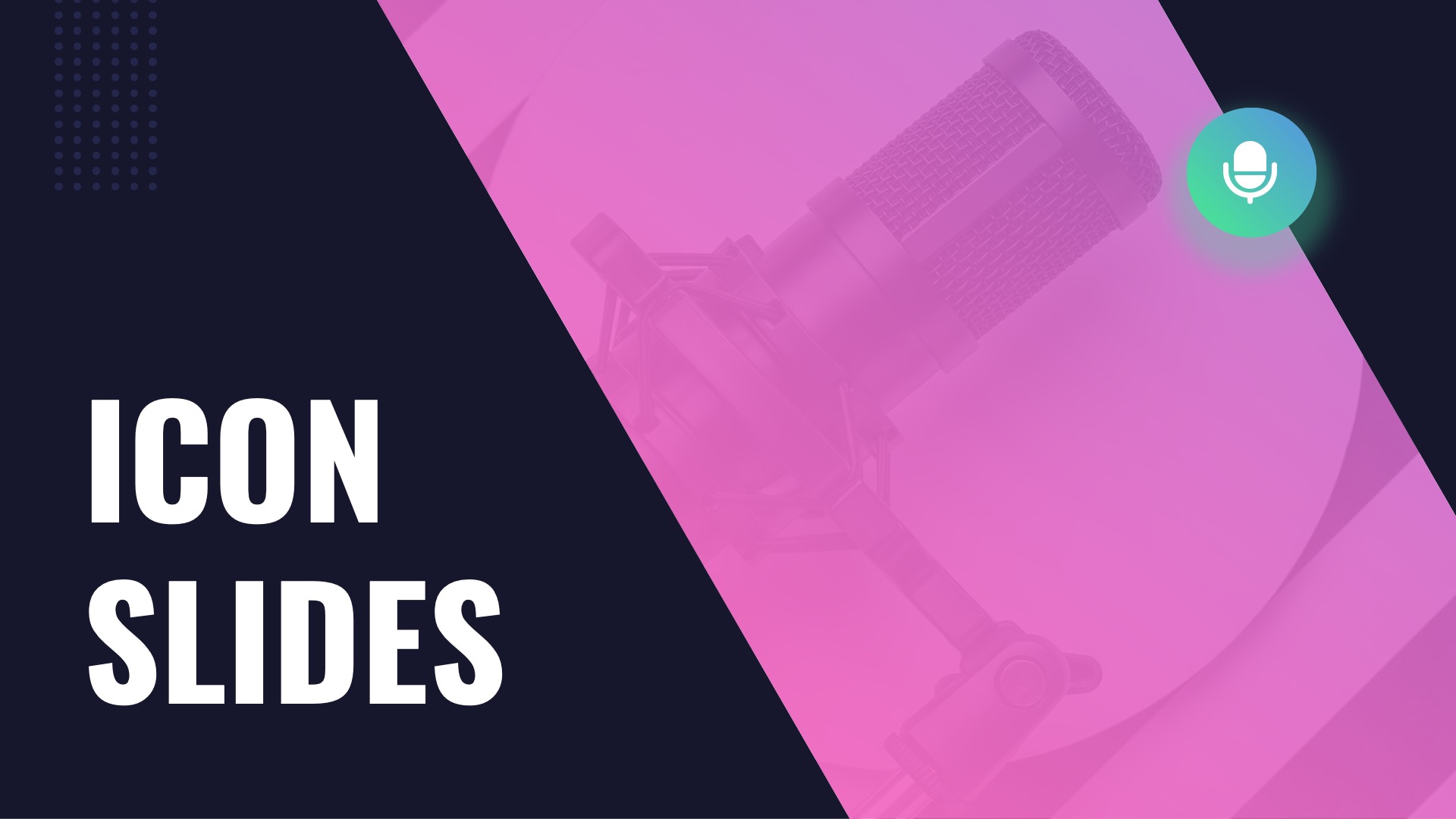 PODZY - Audio Podcast Google Slides Template, Presentation Templates