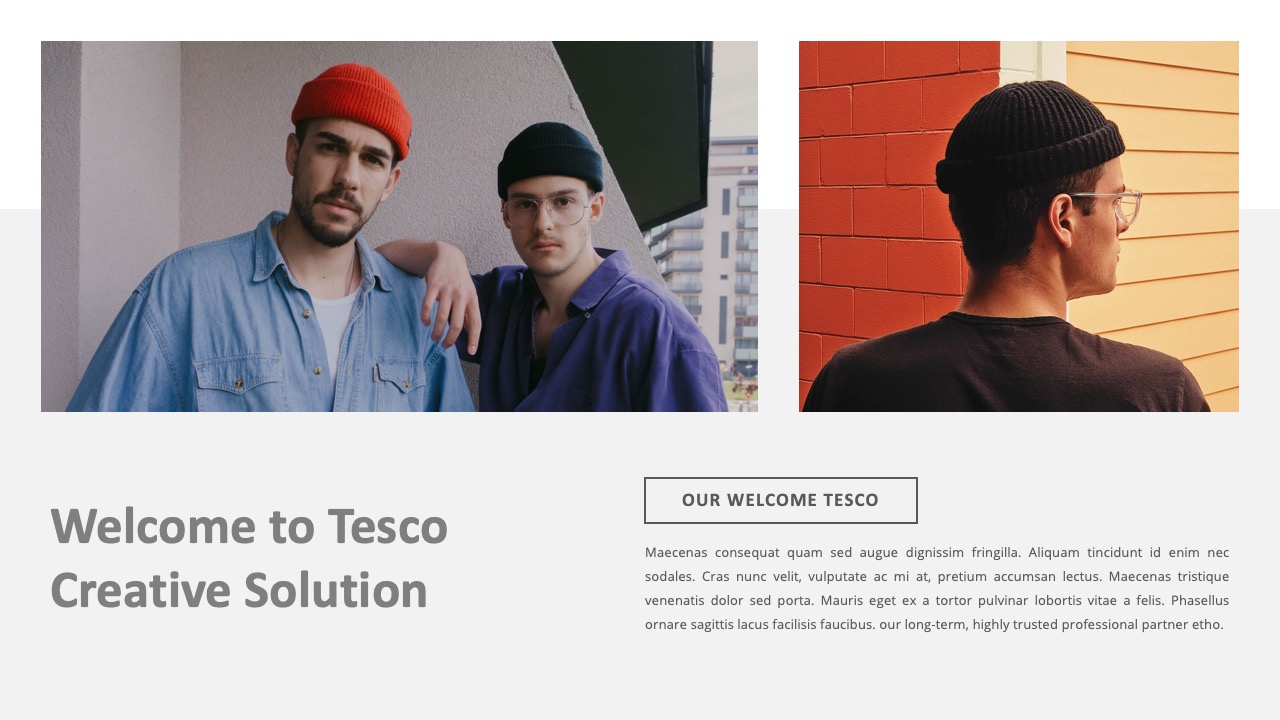 Tesco - Minimalist Creative Powerpoint, Presentation Templates ...