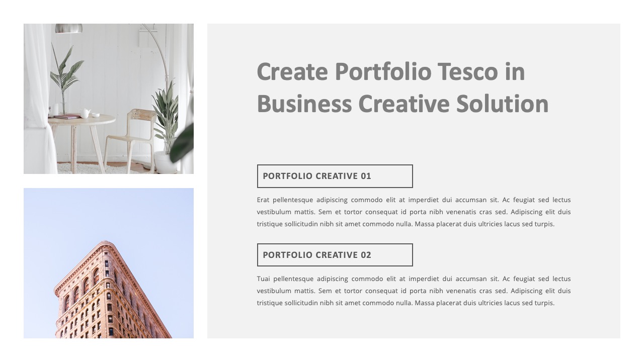 Tesco - Minimalist Creative Powerpoint, Presentation Templates ...