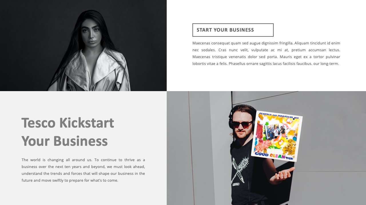 Tesco - Minimalist Creative Powerpoint, Presentation Templates ...