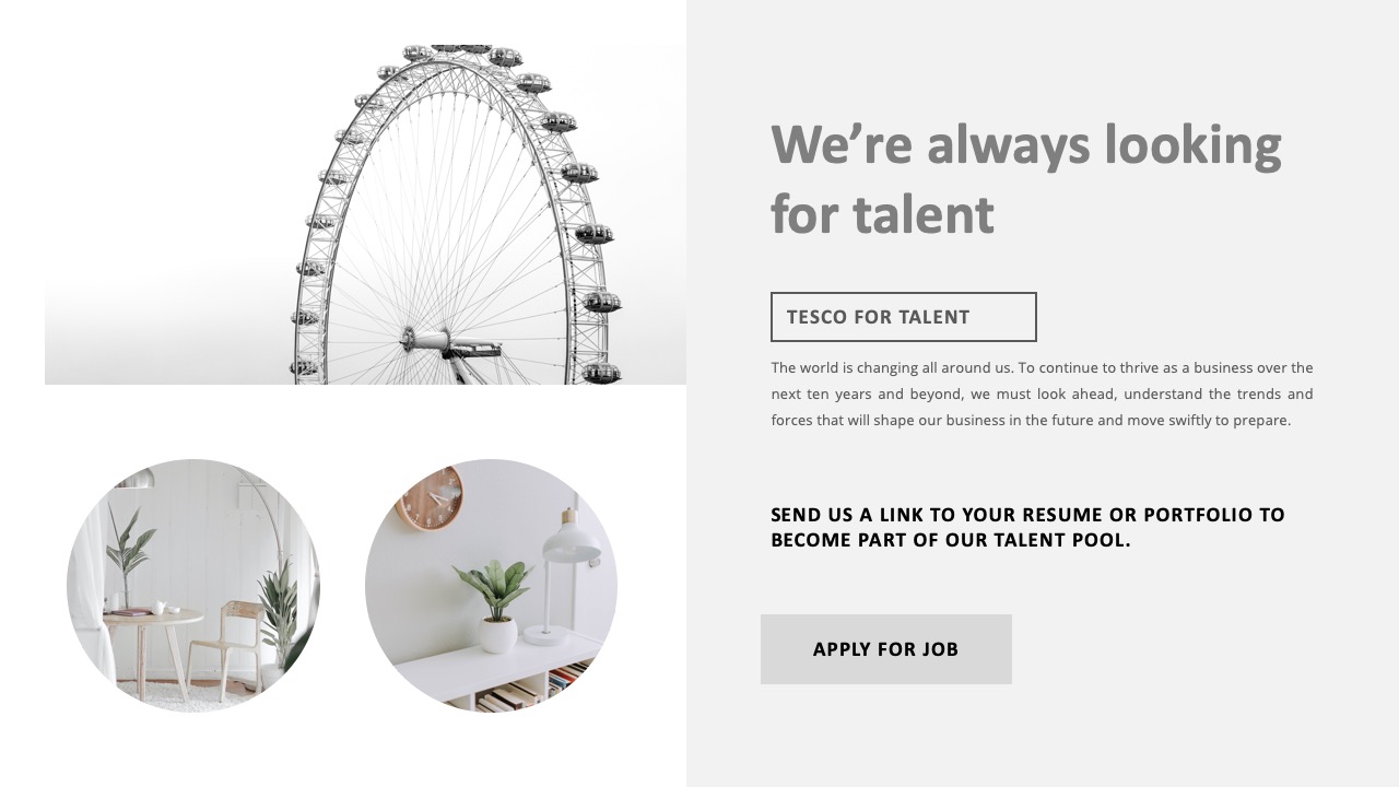 Tesco - Minimalist Creative Powerpoint, Presentation Templates ...