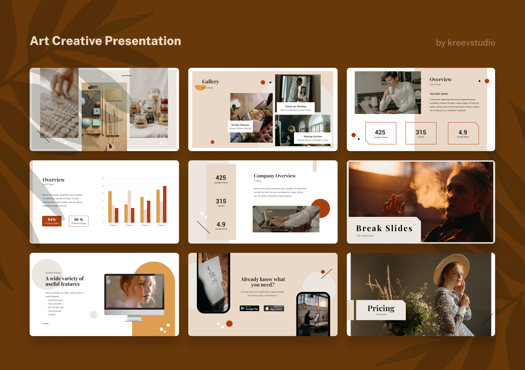 Art - Creative Power Point Presentation, Presentation Templates ...