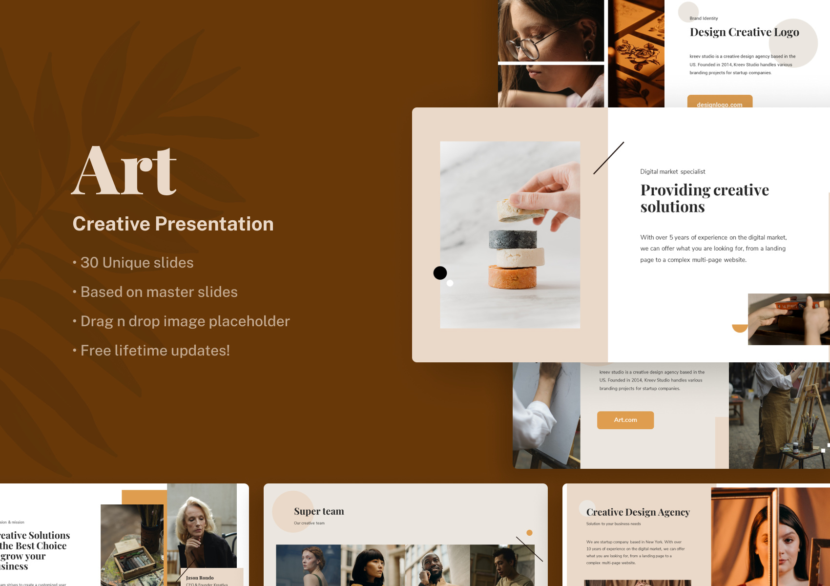 Art - Creative Google Slides Presentation, Presentation Templates ...