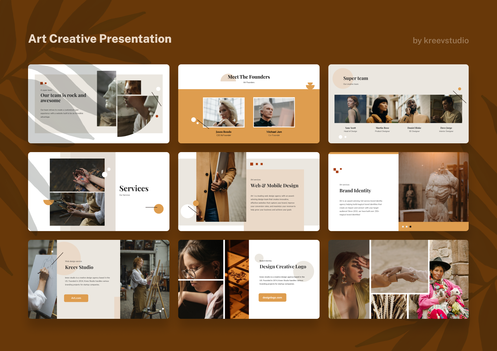 Art - Creative Google Slides Presentation, Presentation Templates ...