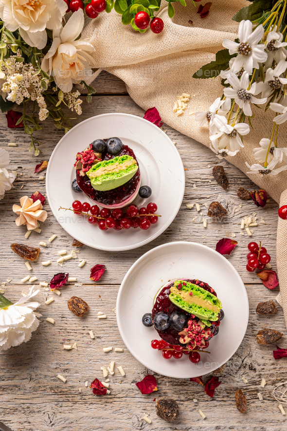 Mini round cheesecake Stock Photo by grafvision | PhotoDune