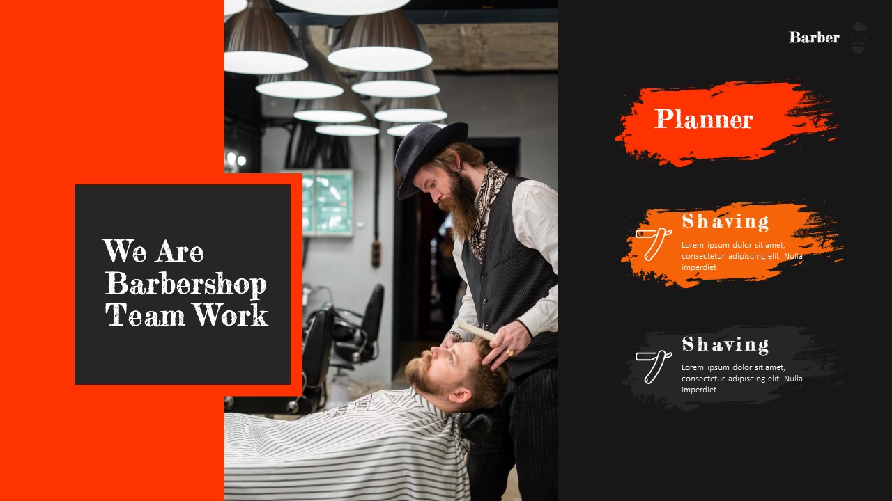 Barber PowerPoint Presentation, Presentation Templates | GraphicRiver