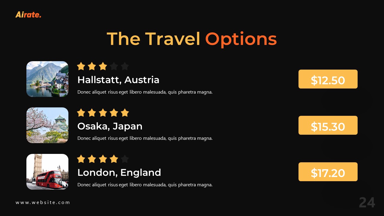 Airate Traveling Keynote Template, Presentation Templates | GraphicRiver