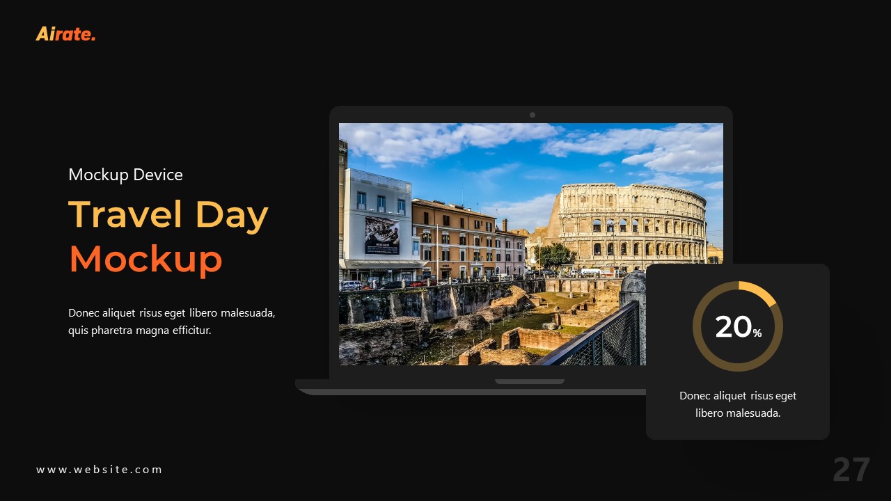 Airate Traveling Keynote Template, Presentation Templates | GraphicRiver