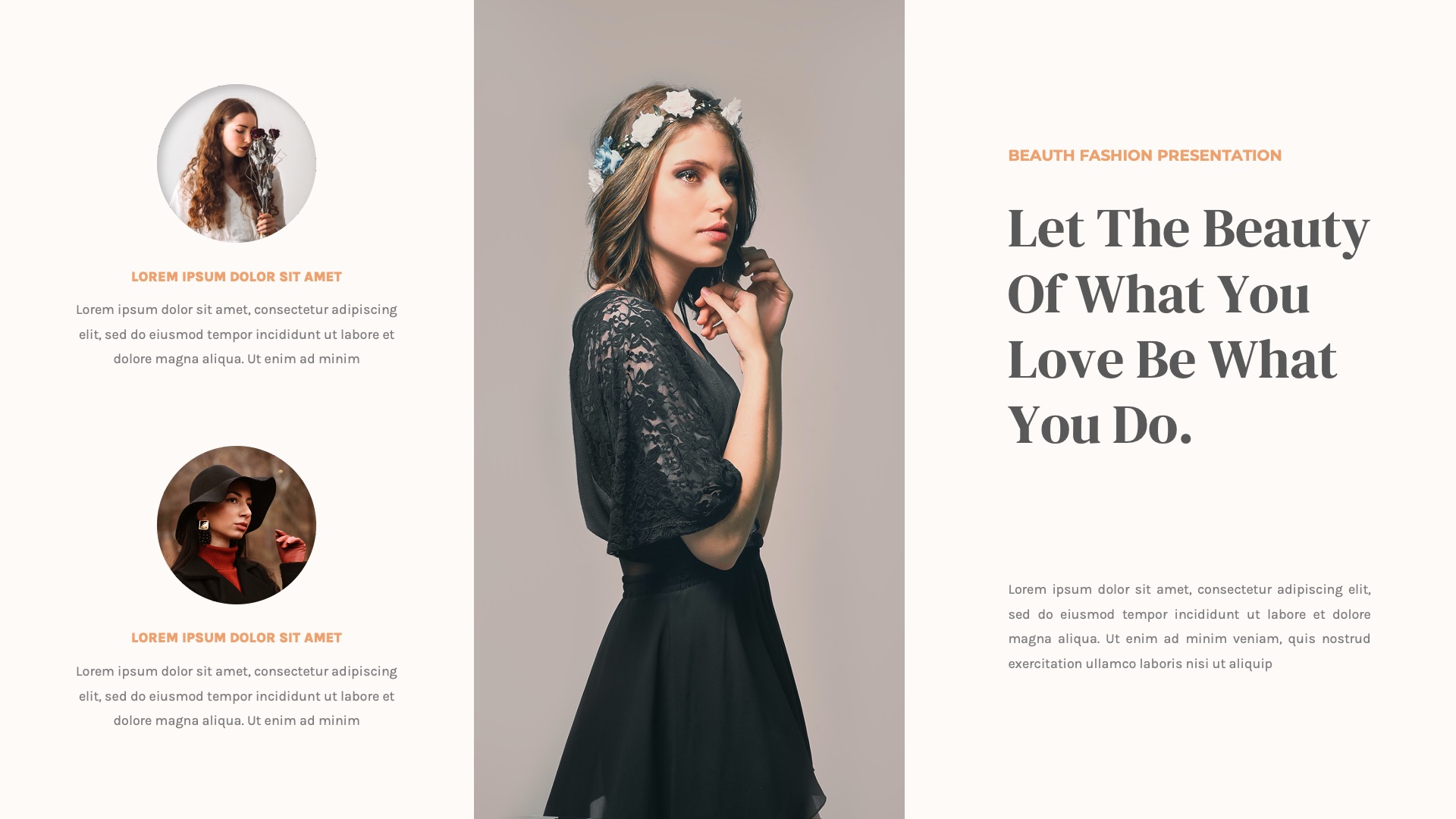 Beauth - Fashion and Beauty PowerPoint Template, Presentation Templates