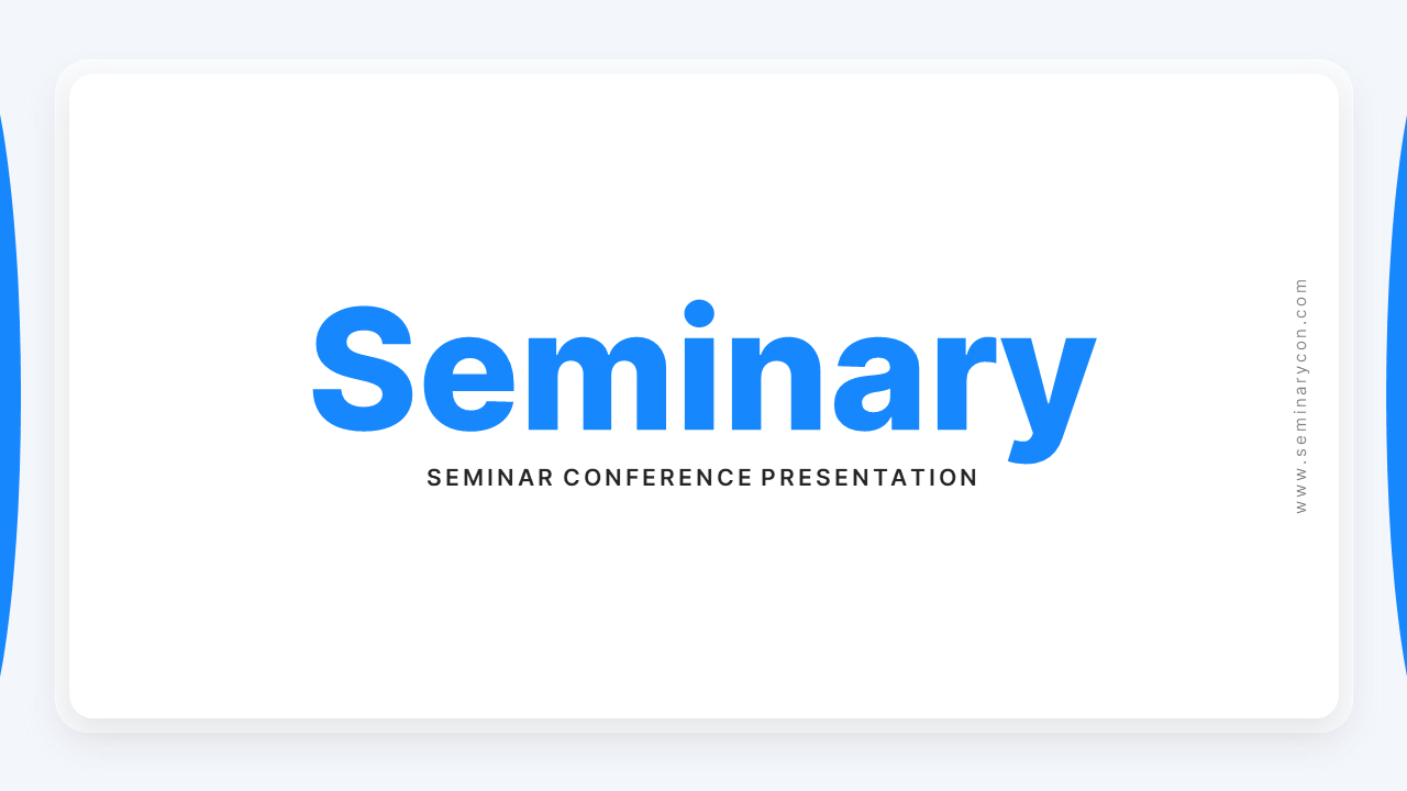Seminary - Seminar Conference PowerPoint Presentation Template ...