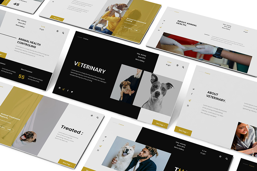 Veterinary Association Powerpoint Presentation Template, Presentation ...