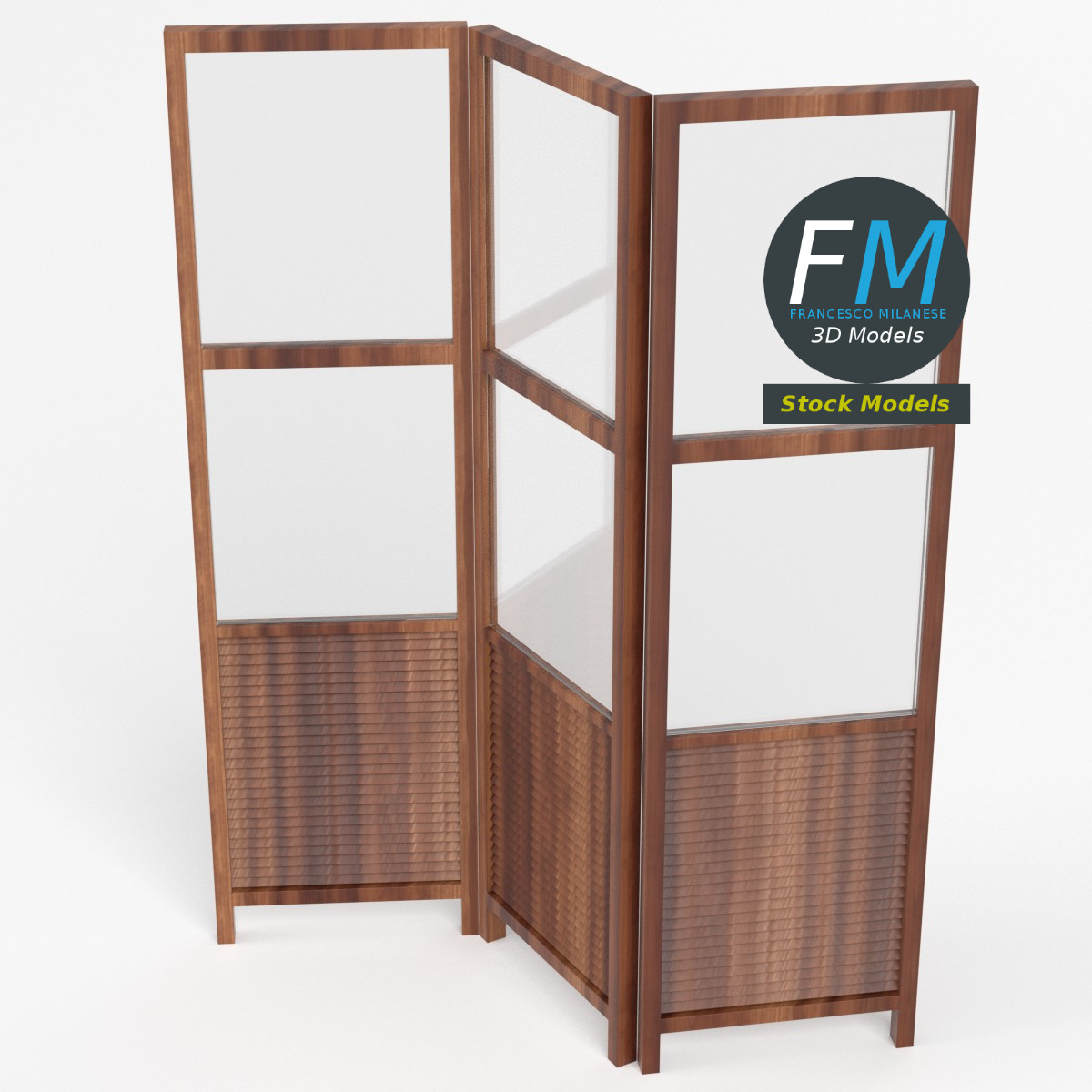 Folding screen panel room divider by FrancescoMilanese85 | 3DOcean