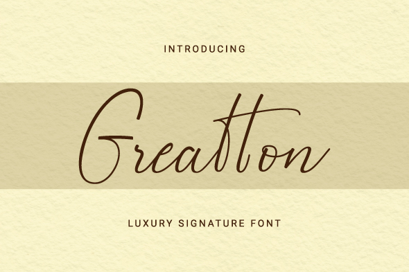 Greatton, Fonts | GraphicRiver